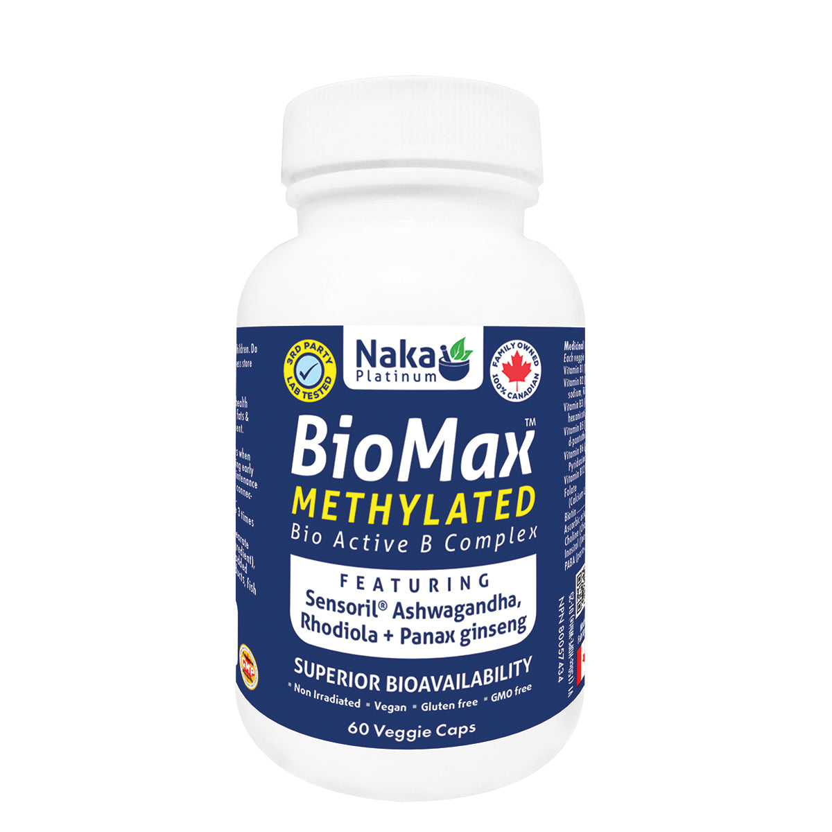 Platinum Pro Biomax B Complex - 60 vcaps – Naka Order