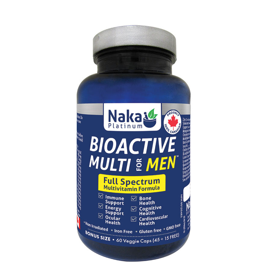 Platinum Bioactive Multi for Men - 60 vcaps – Naka Order