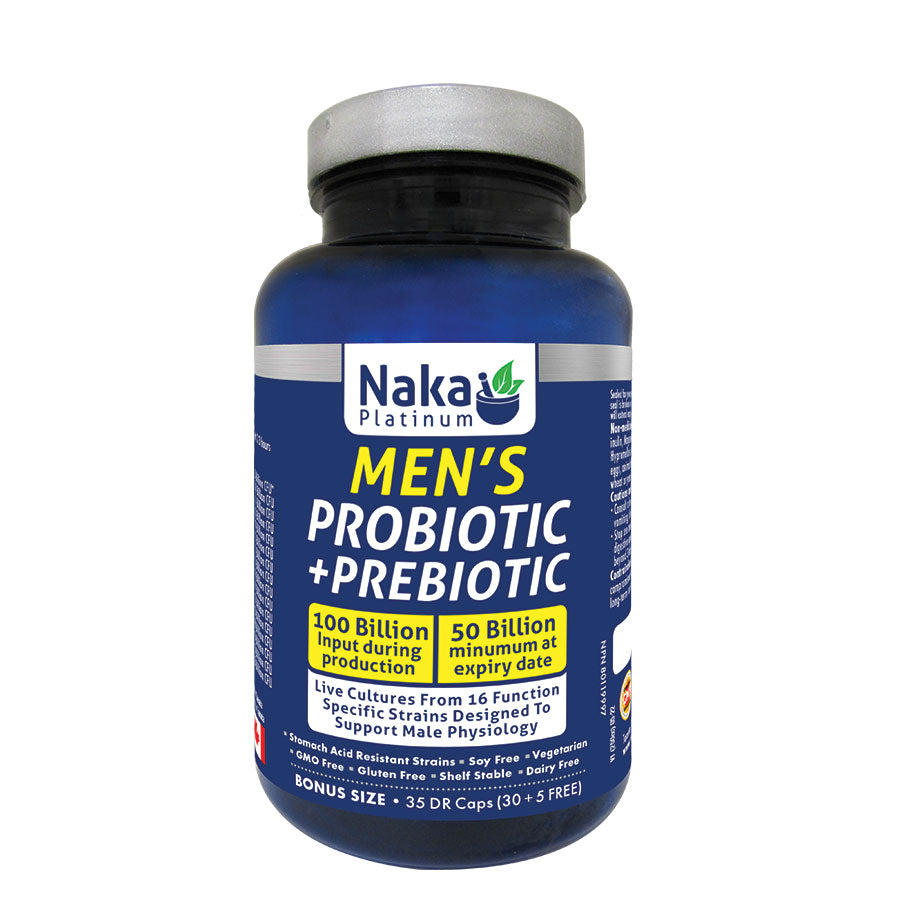 Platinum Men's Probiotic + Prebiotic - 35 DR caps – Naka Order